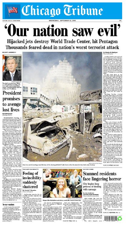 Remembering 9/11 and the Headlines That Changed the World | News/Media ...