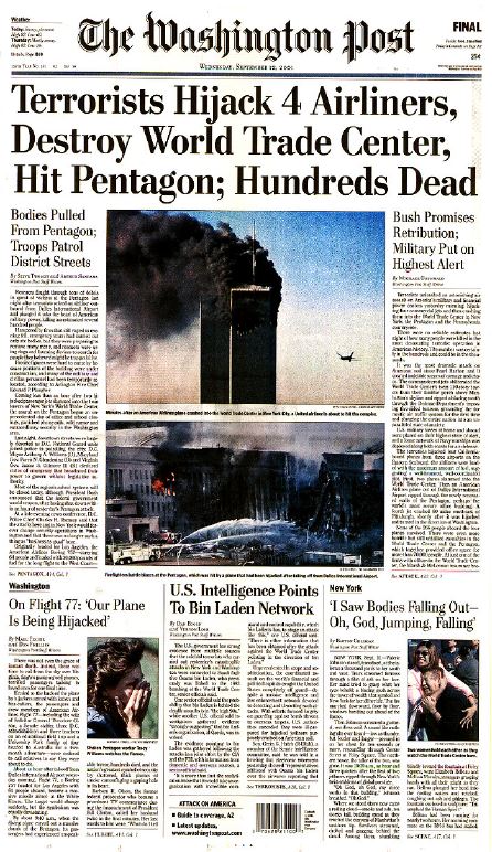 Remembering 9/11 and the Headlines That Changed the World | News/Media ...